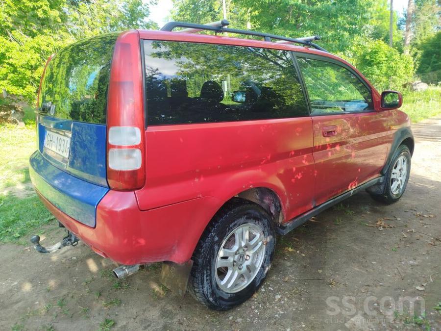 Sarkans Honda HR-V 1999 Talsi, ar dzinēja tilpumu 1.60 L un nobraukumu 273 tūkst. km par 950 €, foto 3 vietnē AUTOMOTO.COM.LV