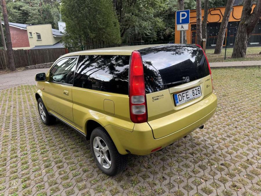 Dzeltens Honda HR-V 1999 Kauņa, ar dzinēja tilpumu 1.60 L un nobraukumu 280 tūkst. km par 1350 €, foto 4 vietnē AUTOMOTO.COM.LV