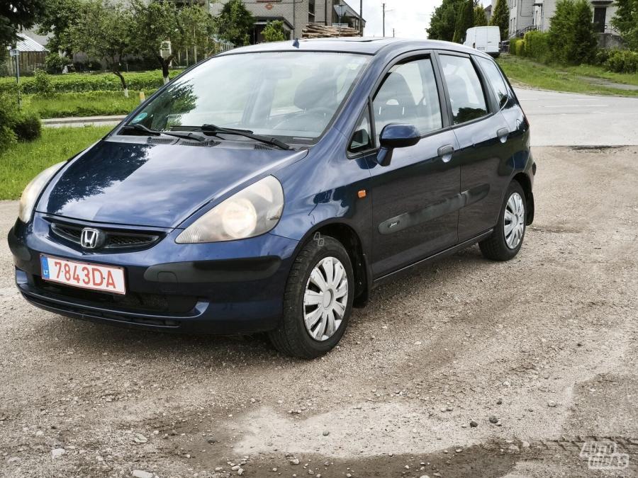 Синий Хонда Джаз 2003 в Тельшяй, объемом двигателя 1.40 л и пробегом 297 тыс. км за 750 €, фото 1 на AUTOMOTO.COM.LV