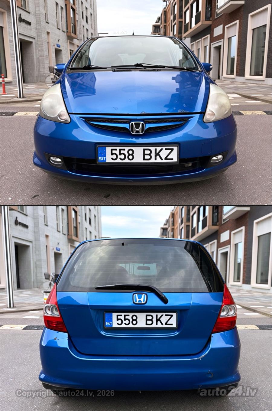 Zils Honda Jazz 2008 Tallina, ar dzinēja tilpumu 1.30 L un nobraukumu 250 tūkst. km par 1499 €, foto 7 vietnē AUTOMOTO.COM.LV