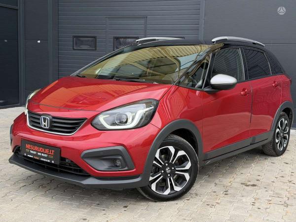 Sarkans Honda Jazz Crosstar 2022 Viļņa, ar dzinēja tilpumu 1.50 L un nobraukumu 159 tūkst. km par 17444 €, foto 1 vietnē AUTOMOTO.COM.LV