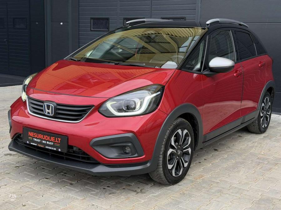 Sarkans Honda Jazz Crosstar 2022 Viļņa, ar dzinēja tilpumu 1.50 L un nobraukumu 159 tūkst. km par 17444 €, foto 3 vietnē AUTOMOTO.COM.LV