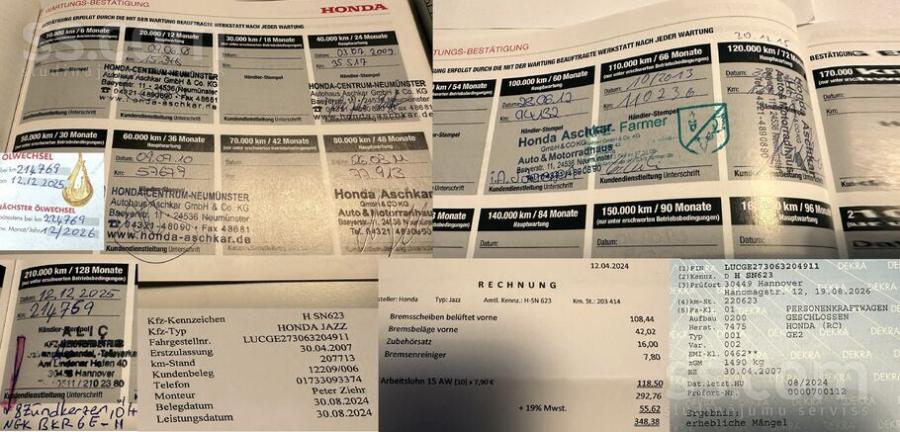Серый Хонда Джаз 2007 в Рига, объемом двигателя 1.20 л и пробегом 221 тыс. км за 2900 €, фото 23 на AUTOMOTO.COM.LV