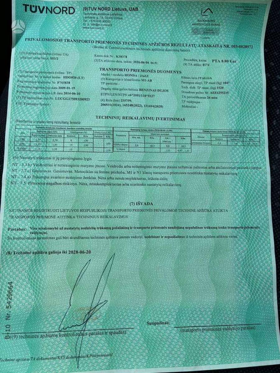 Серый Хонда Джаз 2009 в Вильнюс, объемом двигателя 1.20 л и пробегом 236 тыс. км за 1999 €, фото 19 на AUTOMOTO.COM.LV