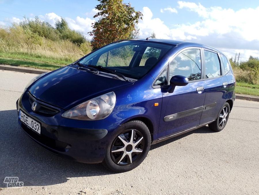 Honda Jazz 2002 Viļņa, ar dzinēja tilpumu 1.30 L un nobraukumu 220 tūkst. km par 1450 €, foto 1 vietnē AUTOMOTO.COM.LV