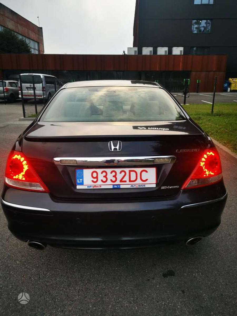 Melns Honda Legend 2007 Kauņa, ar dzinēja tilpumu 3.50 L un nobraukumu 591 tūkst. km par 1300 €, foto 6 vietnē AUTOMOTO.COM.LV