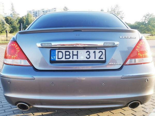 Pelēks Honda Legend 2007 Viļņa, ar dzinēja tilpumu 3.50 L un nobraukumu 261 tūkst. km par 4950 €, foto 7 vietnē AUTOMOTO.COM.LV