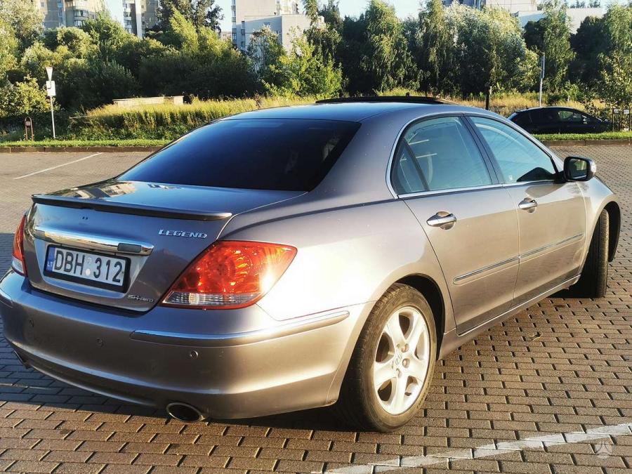 Pelēks Honda Legend 2007 Viļņa, ar dzinēja tilpumu 3.50 L un nobraukumu 26 tūkst. km par 3950 €, foto 6 vietnē AUTOMOTO.COM.LV