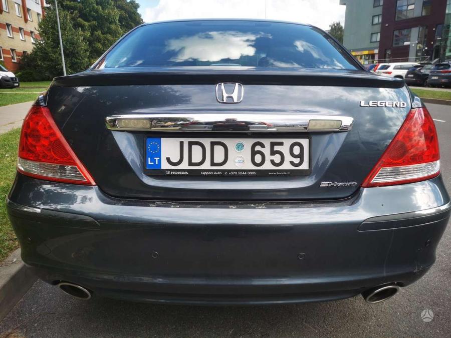 Grey Honda Legend 2008 in Vilnius, with an engine capacity of 3.50 L and mileage of 154 thousand km for 5995 €, photo 42 on AUTOMOTO.COM.LV
