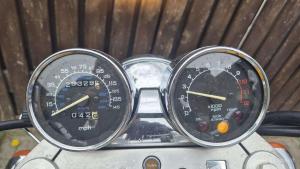 Желтый Хонда Magna 1994 в Вильнюс, объемом двигателя 0.75 л и пробегом 38 тыс. км за 2500 €, фото 5 на AUTOMOTO.COM.LV