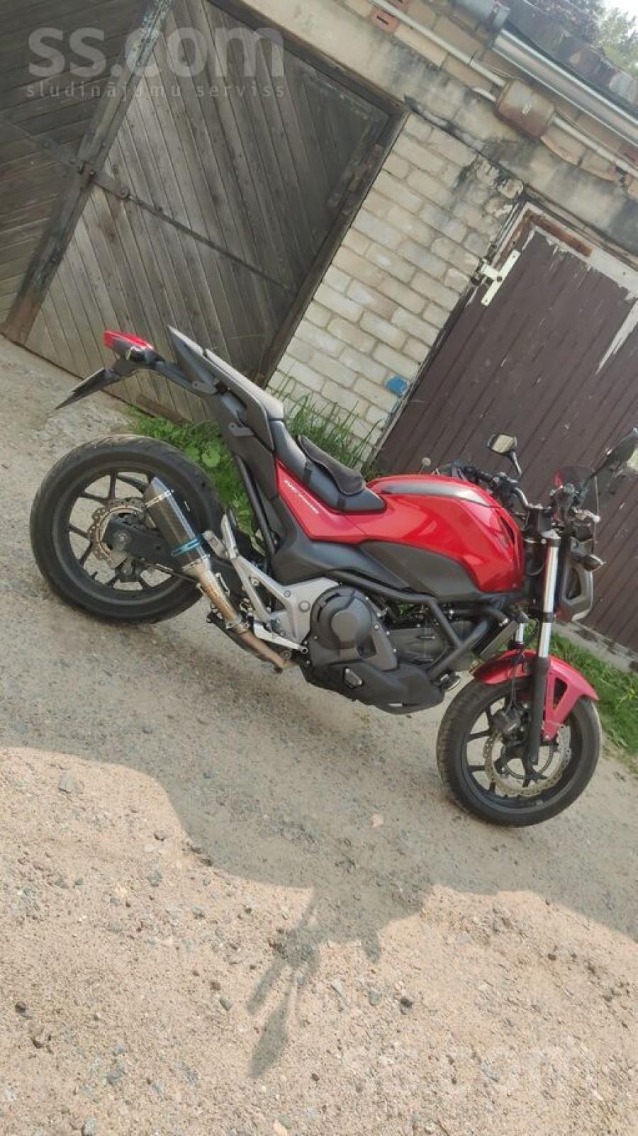 Honda NC 750S 2015 in Ogre, with an engine capacity of 0.75 L and mileage of 0 thousand km for 4000 €, photo 1 on AUTOMOTO.COM.LV