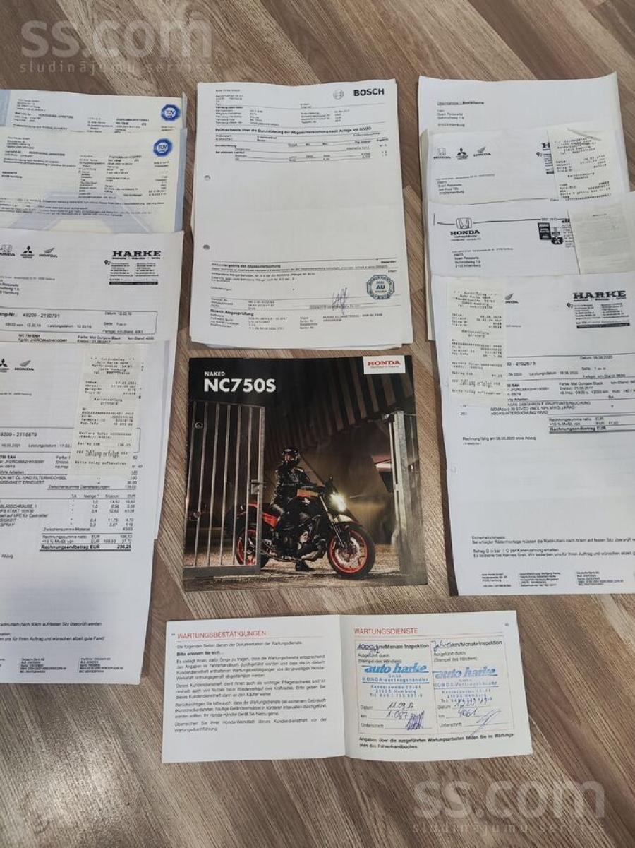 Honda NC 750SA 2017 in Jelgava, with an engine capacity of 0.75 L and mileage of 0 thousand km for 5499 €, photo 7 on AUTOMOTO.COM.LV