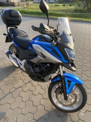 Blue Honda NC 2017 in Vilnius, with an engine capacity of 0.75 L and mileage of 37 thousand km for 5000 €, photo 7 on AUTOMOTO.COM.LV