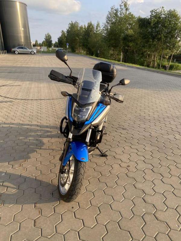 Blue Honda NC 2017 in Vilnius, with an engine capacity of 0.75 L and mileage of 37 thousand km for 5000 €, photo 7 on AUTOMOTO.COM.LV