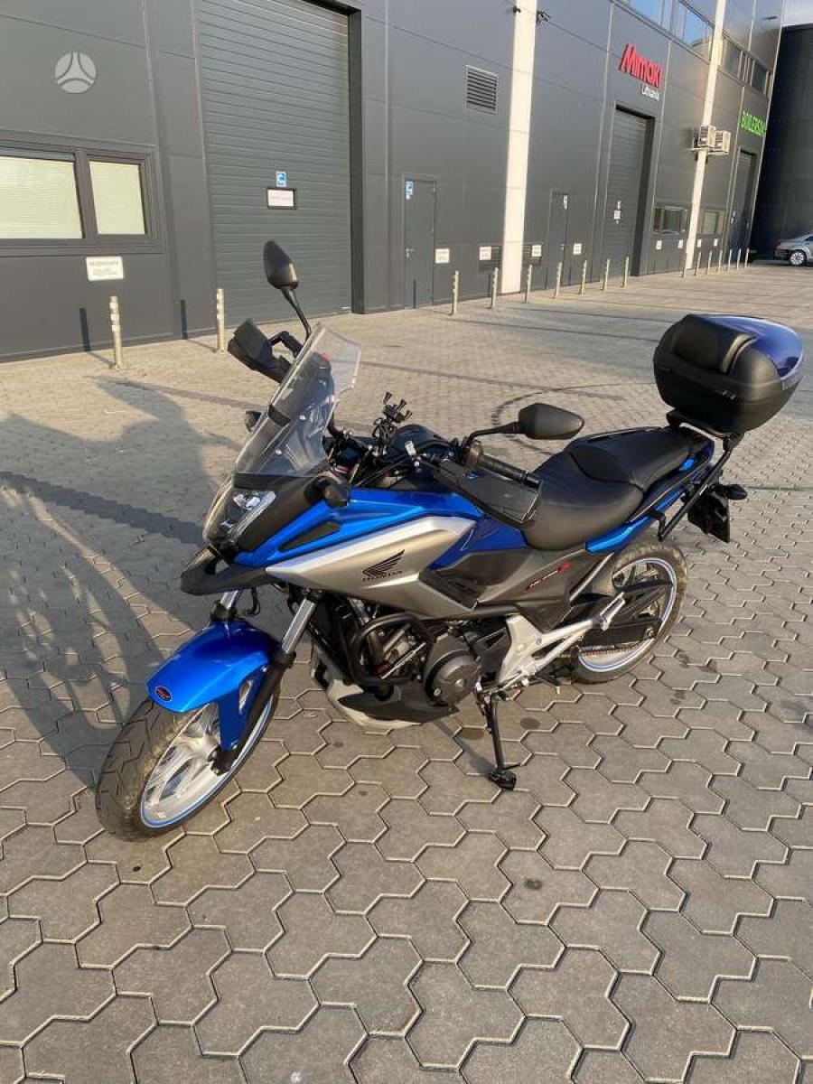 Blue Honda NC 2017 in Vilnius, with an engine capacity of 0.75 L and mileage of 37 thousand km for 5000 €, photo 9 on AUTOMOTO.COM.LV