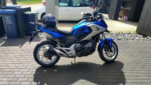 Blue Honda NC 2018 in Vilnius, with an engine capacity of 0.00 L and mileage of 29 thousand km for 5950 €, photo  on AUTOMOTO.COM.LV
