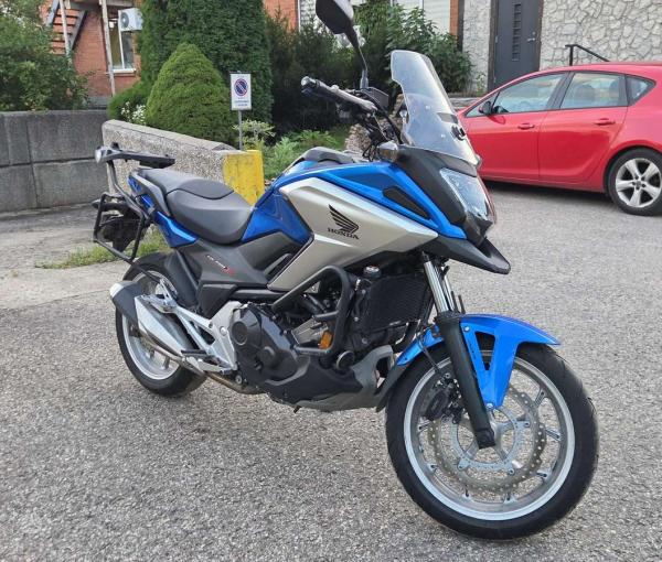 Blue Honda NC 2019 in Visaginas, with an engine capacity of 0.75 L and mileage of 13 thousand km for 4800 €, photo 10 on AUTOMOTO.COM.LV
