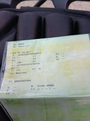Pelēks Honda NC 2012 Klaipėda, ar dzinēja tilpumu 0.70 L un nobraukumu 81 tūkst. km par 3350 €, foto 4 vietnē AUTOMOTO.COM.LV
