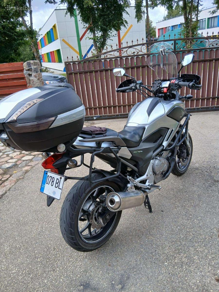 Pelēks Honda NC 2012 Klaipėda, ar dzinēja tilpumu 0.70 L un nobraukumu 81 tūkst. km par 3350 €, foto 8 vietnē AUTOMOTO.COM.LV