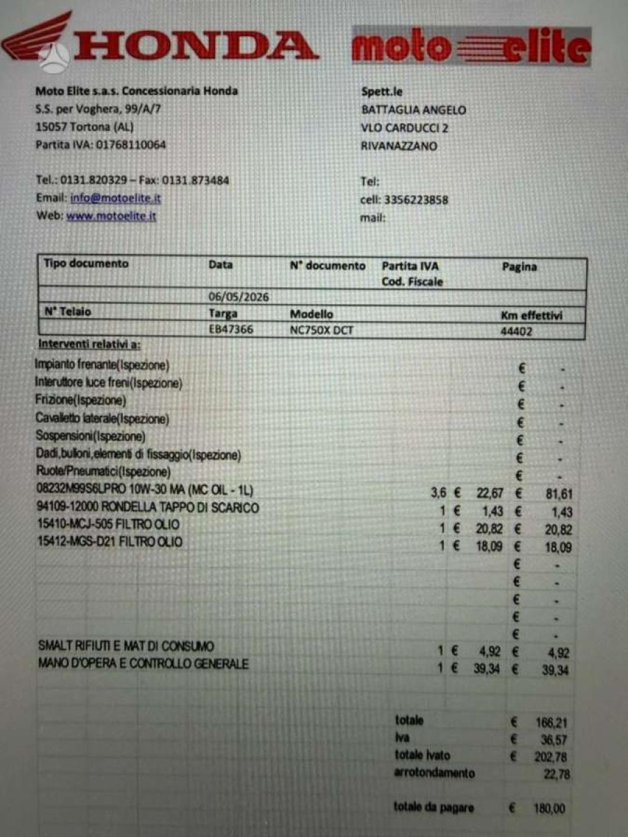 Honda NC 2014 Ukmergė, ar dzinēja tilpumu 0.75 L un nobraukumu 44 tūkst. km par 3900 €, foto 20 vietnē AUTOMOTO.COM.LV