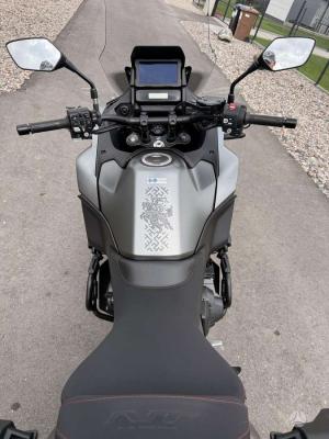 Grey Honda NT 1100 2024 in Vilnius, with an engine capacity of 1.10 L and mileage of 11 thousand km for 13000 €, photo 9 on AUTOMOTO.COM.LV