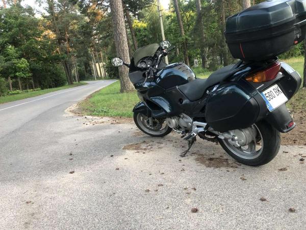 Green Honda NT 2001 in Kaunas, with an engine capacity of 0.65 L and mileage of 82 thousand km for 1200 €, photo 5 on AUTOMOTO.COM.LV