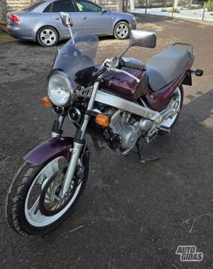 Violet Honda NTV 1991 in Ariogala, with an engine capacity of 0.65 L and mileage of 72 thousand km for 1200 €, photo 2 on AUTOMOTO.COM.LV