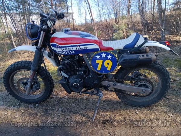 Blue Honda NX 650 1990 in Tallinn, with an engine capacity of 0.65 L and mileage of 12 thousand km for 5900 €, photo 8 on AUTOMOTO.COM.LV