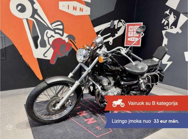 Black Honda Rebel 1997 in Vilnius, with an engine capacity of 0.13 L and mileage of 31 thousand km for 1599 €, photo 1 on AUTOMOTO.COM.LV
