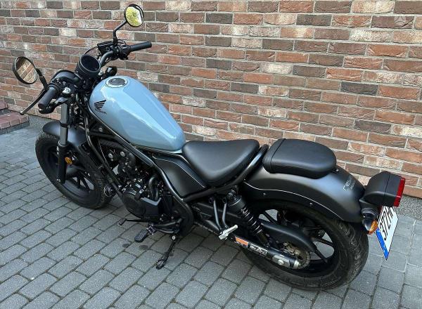 Grey Honda Rebel 2019 in Vilnius, with an engine capacity of 0.47 L and mileage of 2 thousand km for 5500 €, photo 10 on AUTOMOTO.COM.LV
