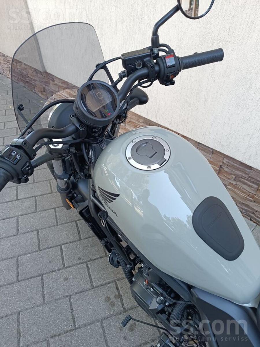 Honda Rebel 2023 Rīga, ar dzinēja tilpumu 0.50 L un nobraukumu 0 tūkst. km par 5490 €, foto 9 vietnē AUTOMOTO.COM.LV