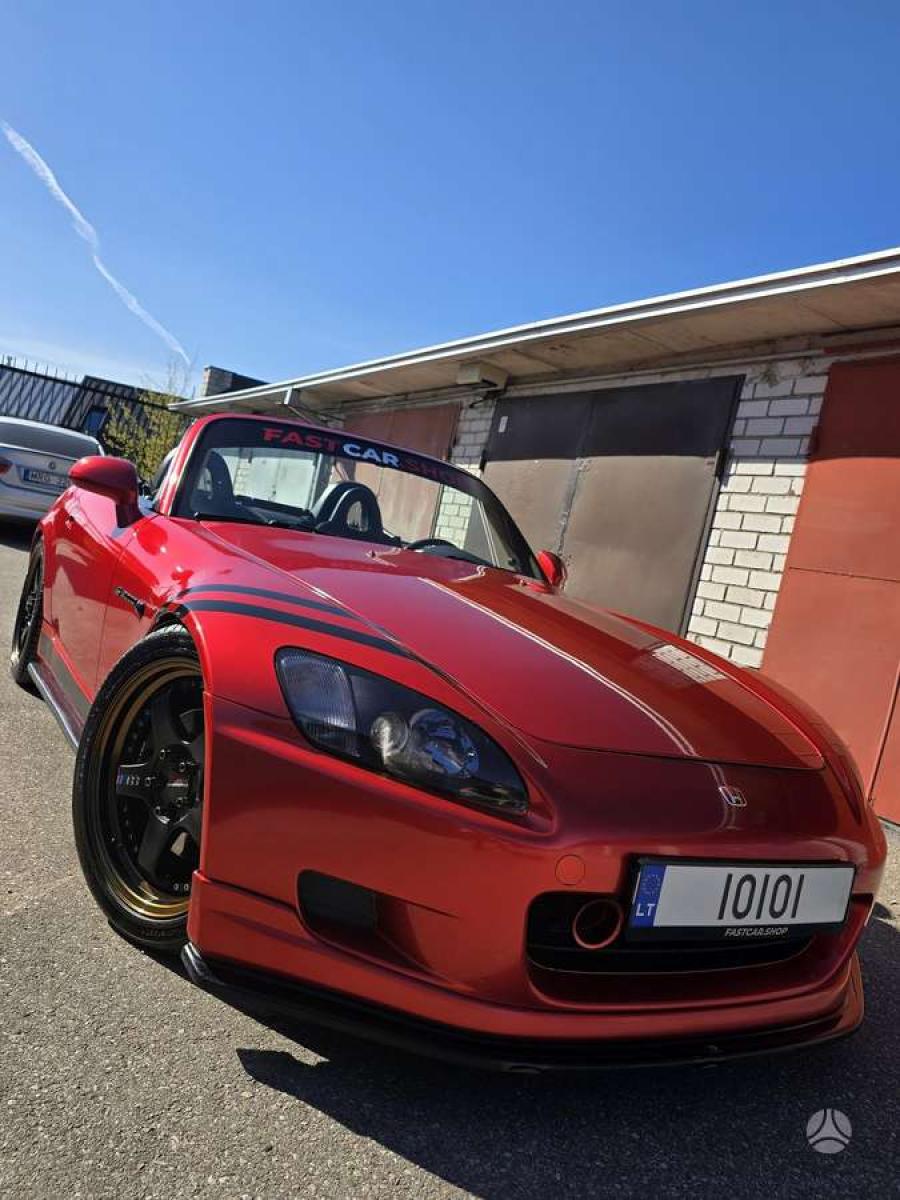 Sarkans Honda S2000 2001 Kauņa, ar dzinēja tilpumu 2.00 L un nobraukumu 117 tūkst. km par 18500 €, foto 25 vietnē AUTOMOTO.COM.LV