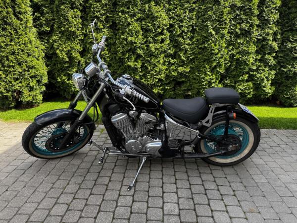 Melns Honda Shadow 600 1996 Kauņa, ar dzinēja tilpumu 0.80 L un nobraukumu 23 tūkst. km par 2500 €, foto 2 vietnē AUTOMOTO.COM.LV