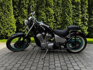 Melns Honda Shadow 600 1996 Kauņa, ar dzinēja tilpumu 0.80 L un nobraukumu 23 tūkst. km par 2500 €, foto 4 vietnē AUTOMOTO.COM.LV