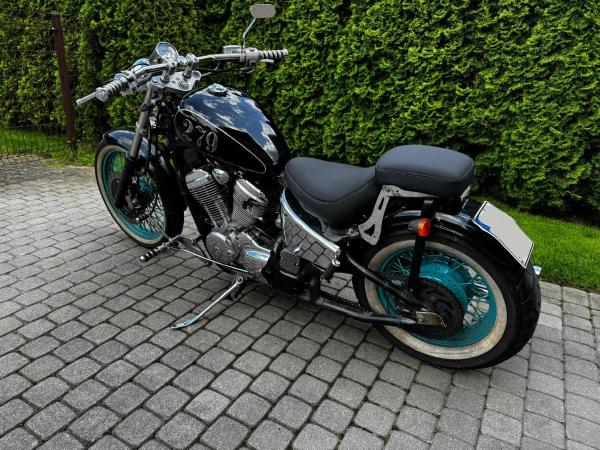 Melns Honda Shadow 600 1996 Kauņa, ar dzinēja tilpumu 0.80 L un nobraukumu 23 tūkst. km par 2500 €, foto 4 vietnē AUTOMOTO.COM.LV