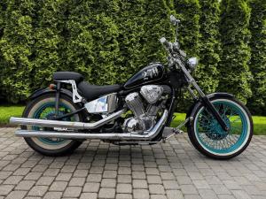 Melns Honda Shadow 600 1996 Kauņa, ar dzinēja tilpumu 0.80 L un nobraukumu 23 tūkst. km par 2500 €, foto 14 vietnē AUTOMOTO.COM.LV