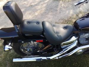 Black Honda Shadow 1994 in Raseiniai, with an engine capacity of 1.10 L and mileage of 43 thousand km for 2700 €, photo 4 on AUTOMOTO.COM.LV