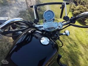 Black Honda Shadow 1994 in Raseiniai, with an engine capacity of 1.10 L and mileage of 43 thousand km for 2700 €, photo 5 on AUTOMOTO.COM.LV