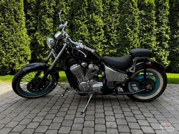 Melns Honda Shadow 1996 Kauņa, ar dzinēja tilpumu 0.60 L un nobraukumu 35 tūkst. km par 2200 €, foto 2 vietnē AUTOMOTO.COM.LV