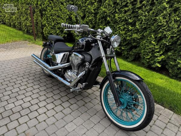 Melns Honda Shadow 1996 Kauņa, ar dzinēja tilpumu 0.60 L un nobraukumu 35 tūkst. km par 2200 €, foto 6 vietnē AUTOMOTO.COM.LV