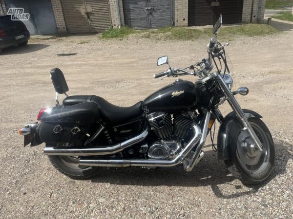 Black Honda Shadow 2005 in Jonava, with an engine capacity of 1.10 L and mileage of 20 thousand km for 3000 €, photo 4 on AUTOMOTO.COM.LV