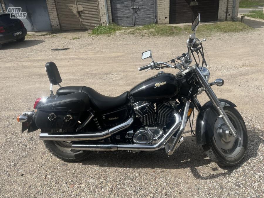Melns Honda Shadow 2005 Jonava, ar dzinēja tilpumu 1.10 L un nobraukumu 20 tūkst. km par 3000 €, foto 5 vietnē AUTOMOTO.COM.LV