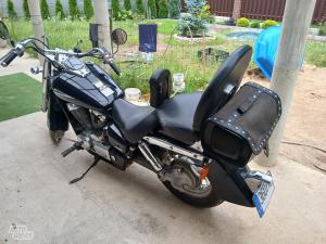 Black Honda Shadow 2009 in Vilnius, with an engine capacity of 0.75 L and mileage of 9 thousand km for 4500 €, photo 6 on AUTOMOTO.COM.LV