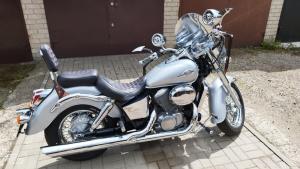 Pelēks Honda Shadow 1997 Kauņa, ar dzinēja tilpumu 0.75 L un nobraukumu 25 tūkst. km par 5000 €, foto 2 vietnē AUTOMOTO.COM.LV