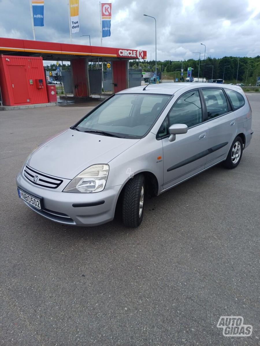 Grey Honda Stream 2001 in Vilnius, with an engine capacity of 2.00 L and mileage of 218 thousand km for 1999 €, photo 1 on AUTOMOTO.COM.LV