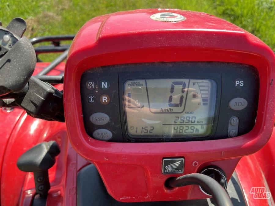 Honda TRX 2012 Kauņa, ar dzinēja tilpumu 0.00 L un nobraukumu 0 tūkst. km par 3100 €, foto 14 vietnē AUTOMOTO.COM.LV