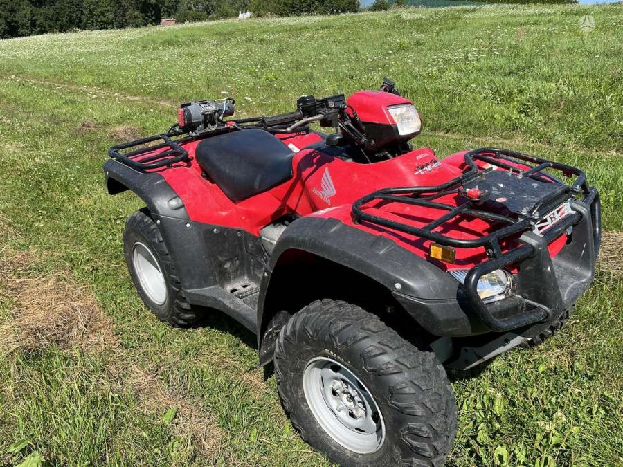 Honda TRX 2012 in Kaunas, with an engine capacity of 0.50 L and mileage of 3 thousand km for 3100 €, photo 7 on AUTOMOTO.COM.LV