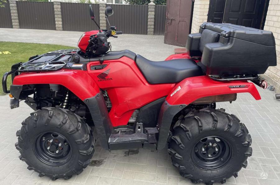 Sarkans Honda TRX 2022 Kėdainiai, ar dzinēja tilpumu 0.52 L un nobraukumu 2 tūkst. km par 10000 €, foto 3 vietnē AUTOMOTO.COM.LV