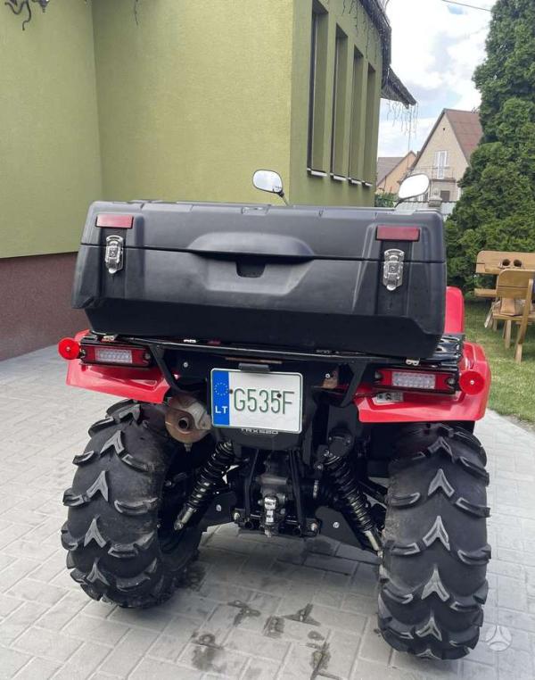 Sarkans Honda TRX 2022 Kėdainiai, ar dzinēja tilpumu 0.52 L un nobraukumu 2 tūkst. km par 10000 €, foto 4 vietnē AUTOMOTO.COM.LV