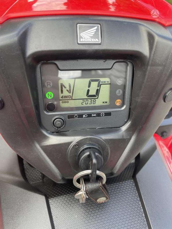 Sarkans Honda TRX 2022 Kėdainiai, ar dzinēja tilpumu 0.52 L un nobraukumu 2 tūkst. km par 10000 €, foto 6 vietnē AUTOMOTO.COM.LV